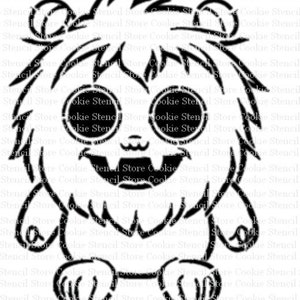 PYO Monster Stencil Set, Monster Stencil, Craft Stencil - Etsy