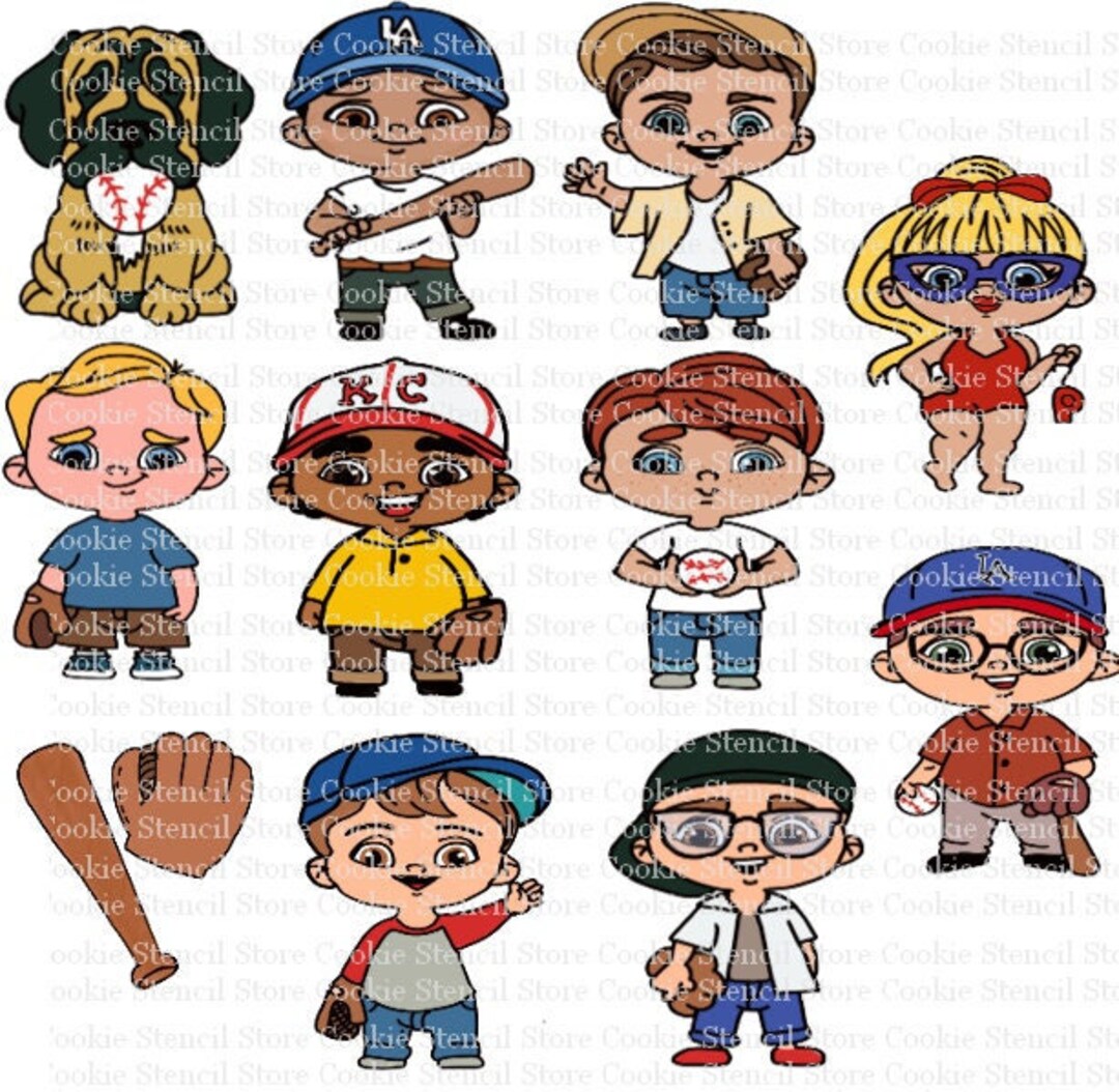 Sandlot Baseball Cookie Cutters, Sport Cookie Cutters - Etsy