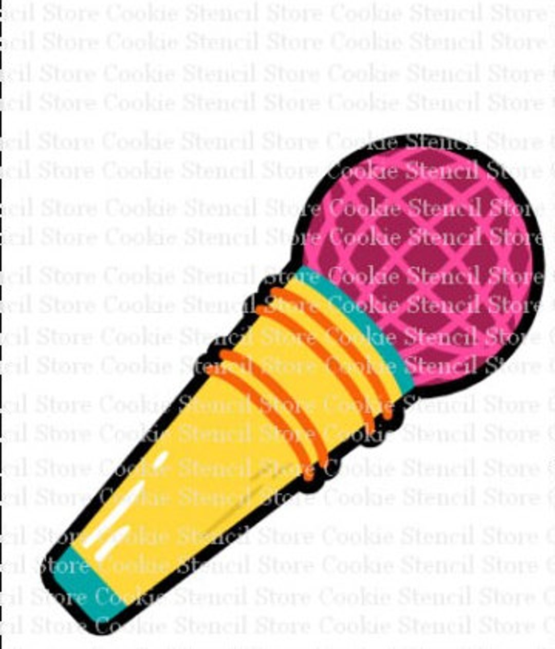 Microphone Cookie Cutter, Retro Cookie Cutter, Cutter - Etsy