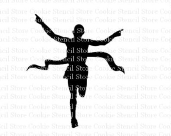 Female Runner 783-A109 Stencil - Etsy