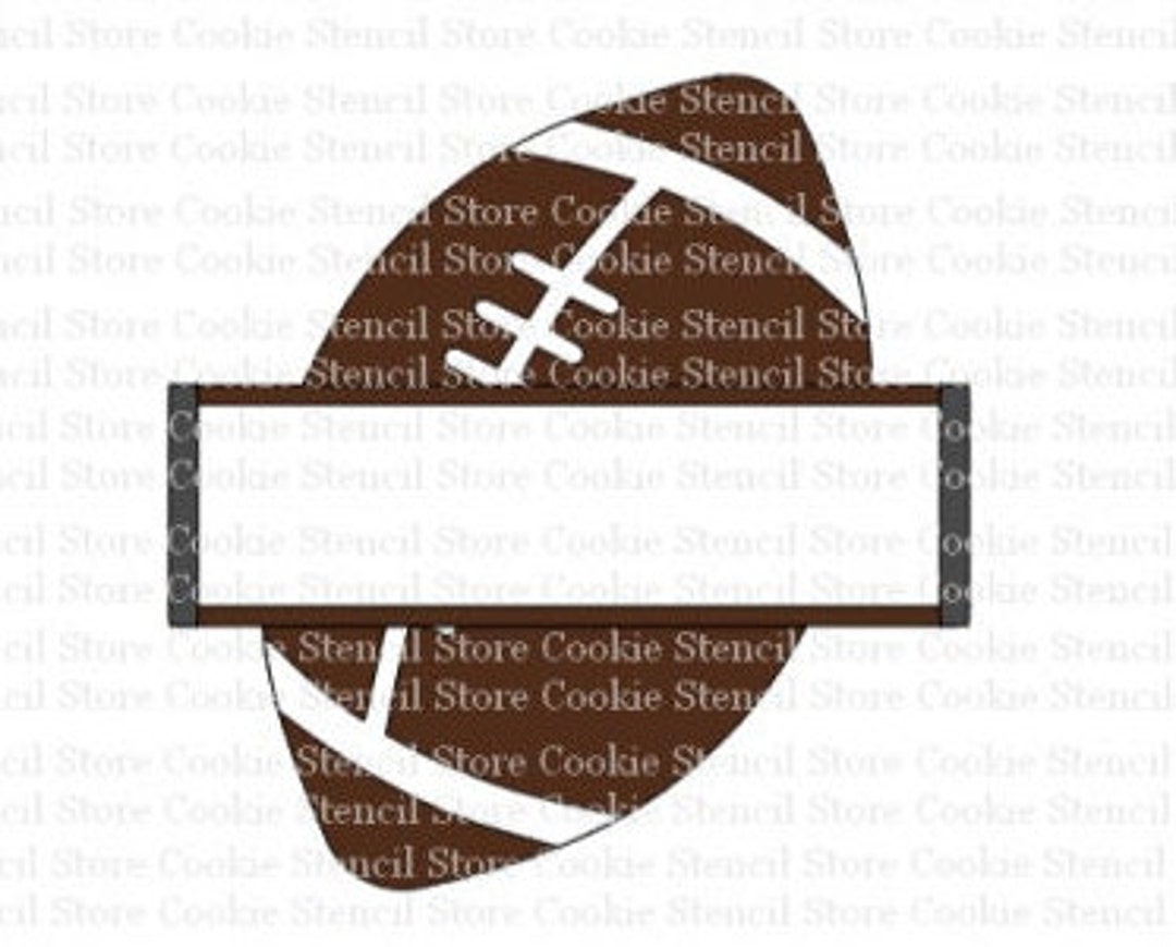 Football Name Plaque Cookie Cutter, Sports Cookie Cutter, Cutter - Etsy