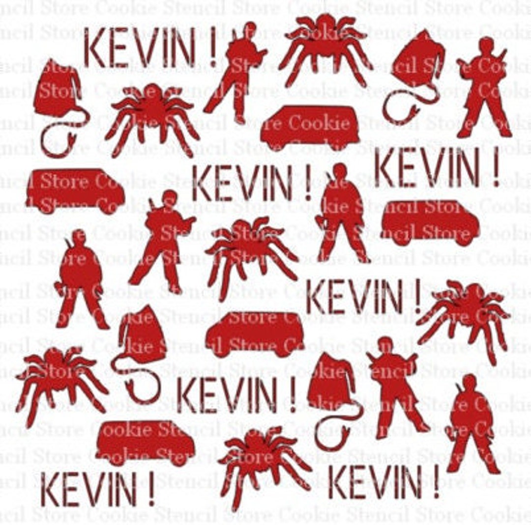 Kevin Movie Background Cookie Stencil, Cake Stencil, Stencil - Etsy