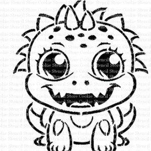 PYO Monster Stencil Set, Monster Stencil, Craft Stencil - Etsy