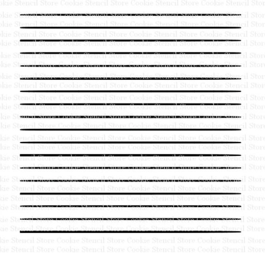 Notebook Paper Lines Stencil, Cookie Stencil, Craft Stencil, Cake ...