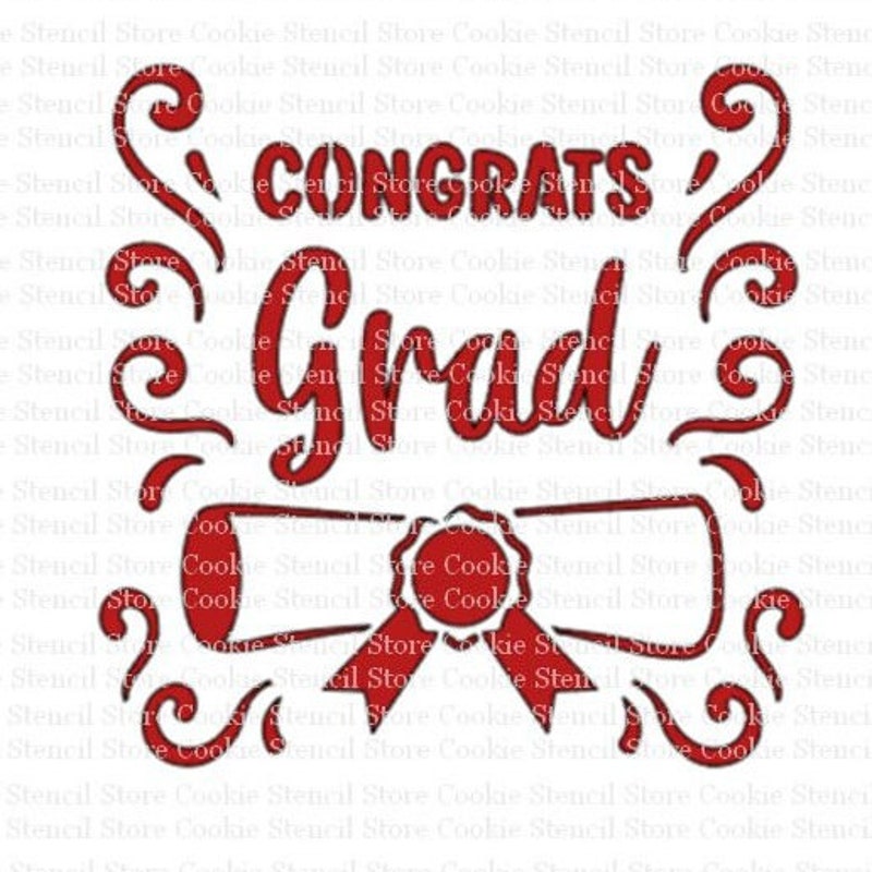 Graduation Stencil - Etsy
