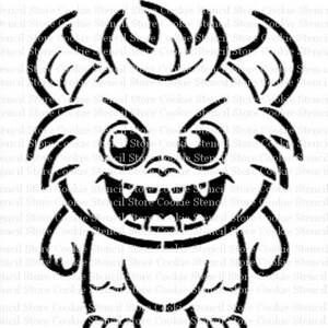 PYO Monster Stencil Set, Monster Stencil, Craft Stencil - Etsy