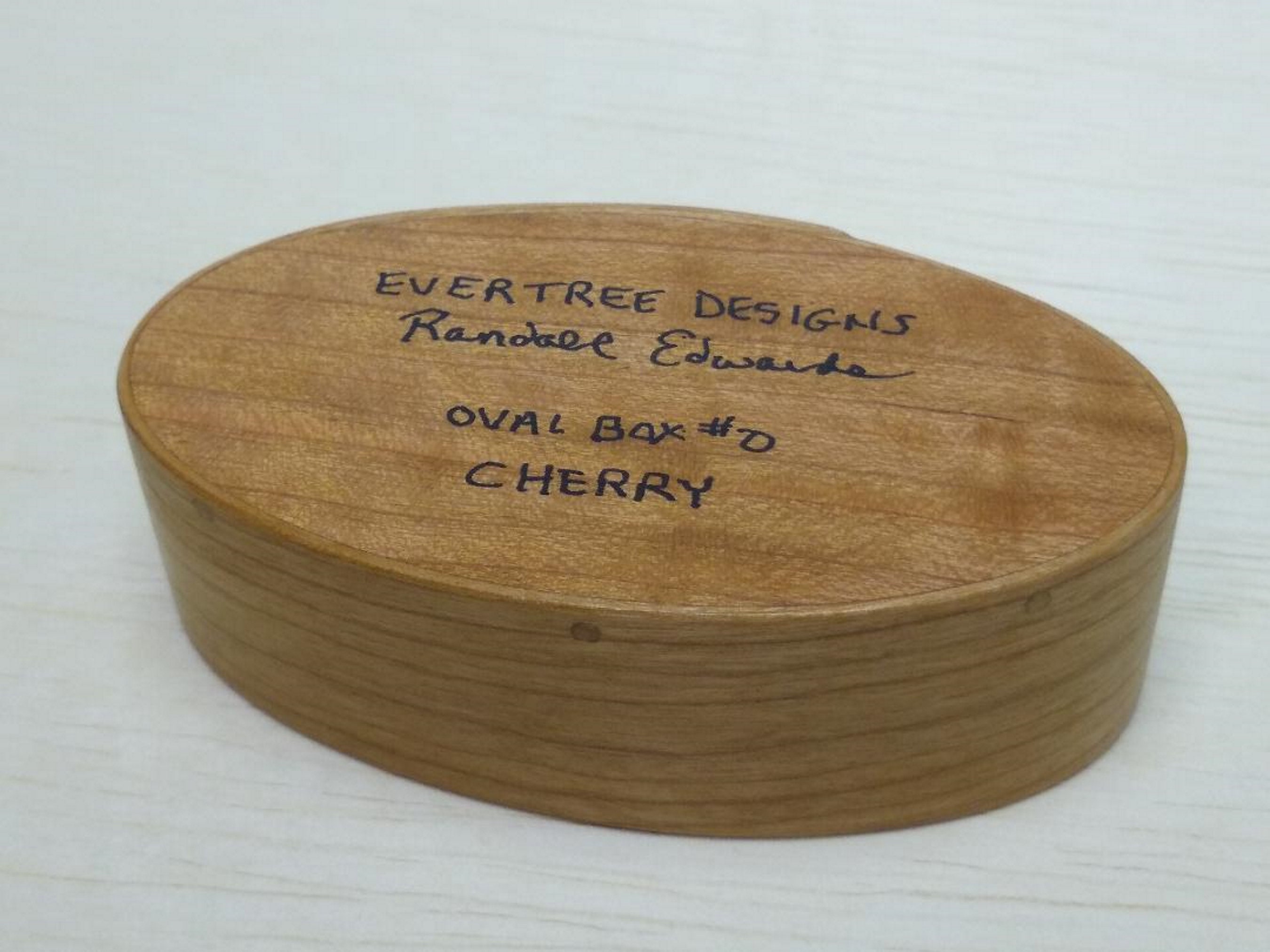 Shaker Oval Box - Size #0 - Cherry, Handcrafted, Reproduction ...