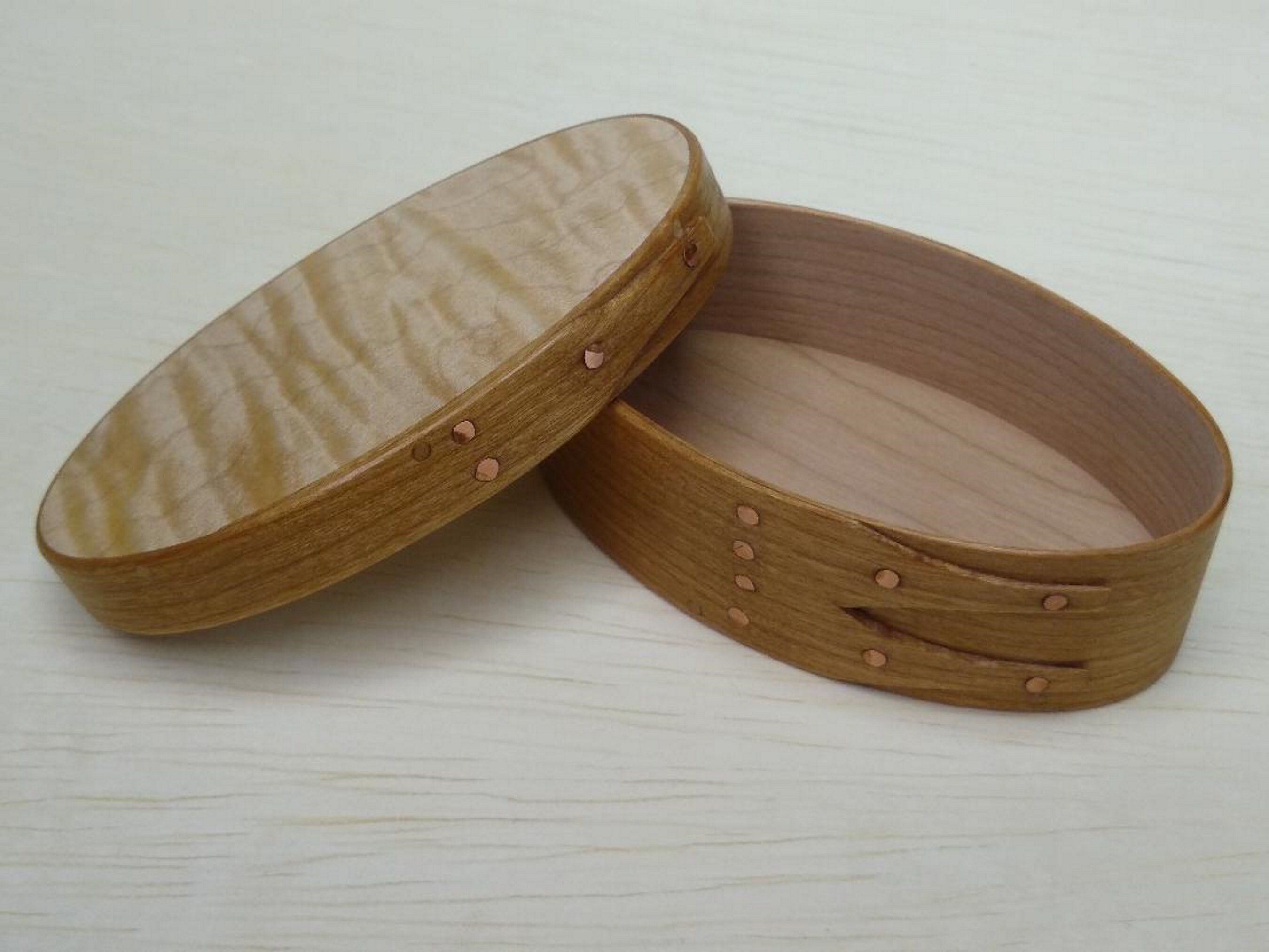 Shaker Oval Box Size 0 Cherry, Handcrafted, Reproduction, Decorative ...