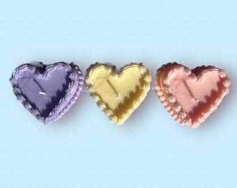 Cake Scented Heart Shaped Birthday Cake Candle - Etsy
