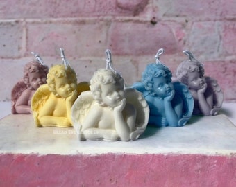 Cherub Angel Candle, Aesthetic Room Decor, Scented, Soy Wax Decorative ...