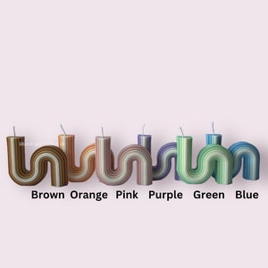 Ombré Abstract S Candle - Etsy