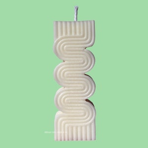 Mini Wavy Candle - Etsy