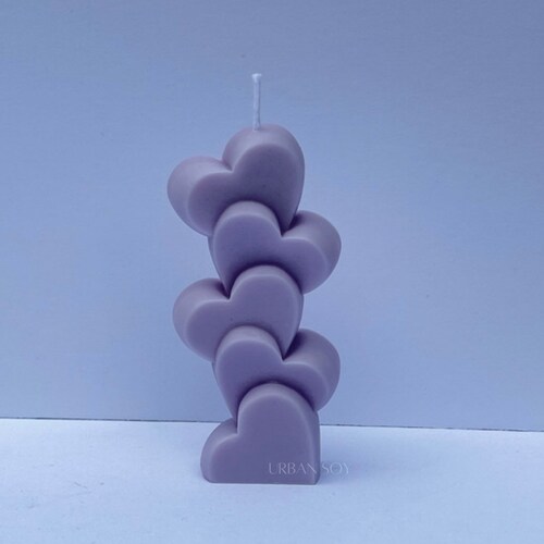 Magic Wand Beeswax Candle heart or Star LOVE Candle CAKE - Etsy