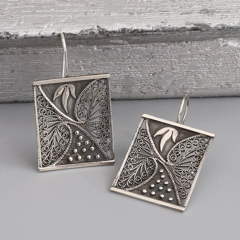 Filigree Earrings - Etsy