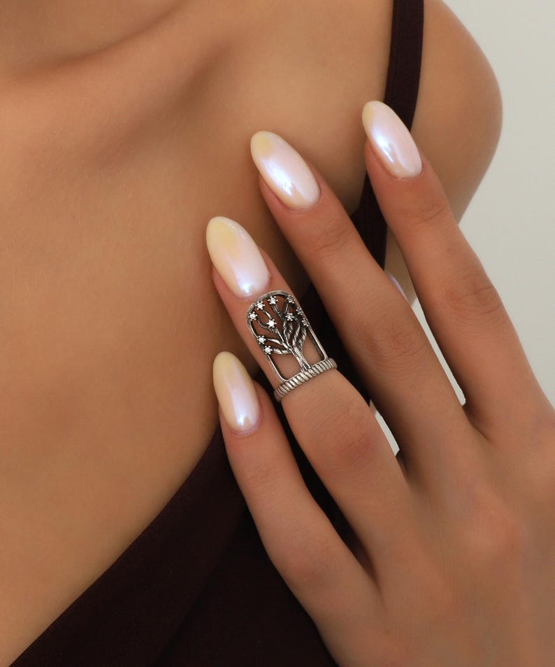 Adjustable Knuckle Rings | Unique Gothic Nail Art Jewelry | Claw Finger ...