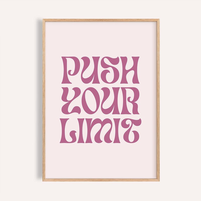 Motivational Poster Push - Etsy UK