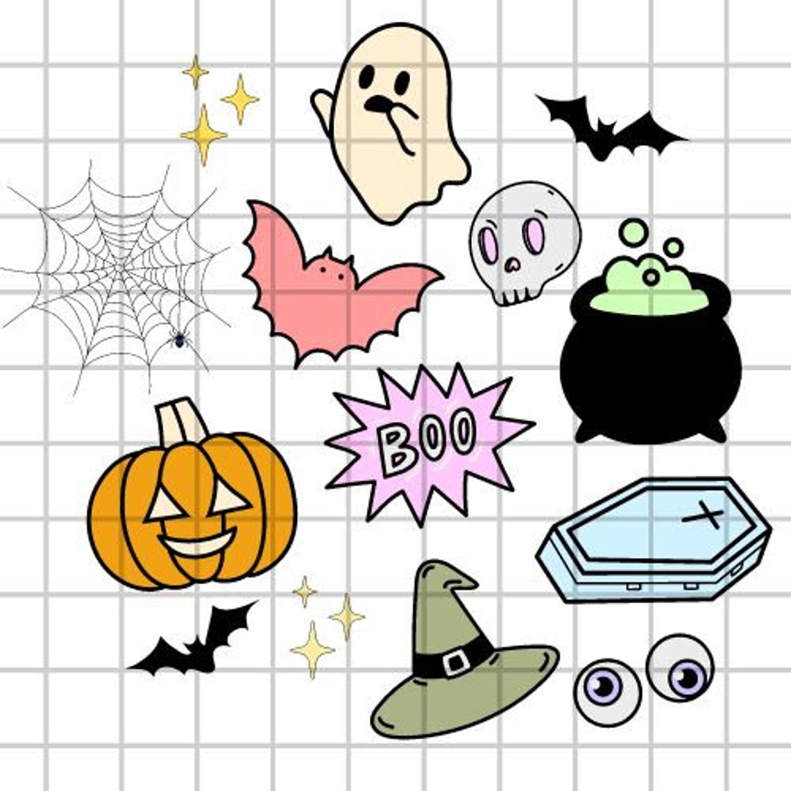 Spooky Girl Bundle Pack SVG PNG Cute Design Cricut Tshirt Sweater Girly ...
