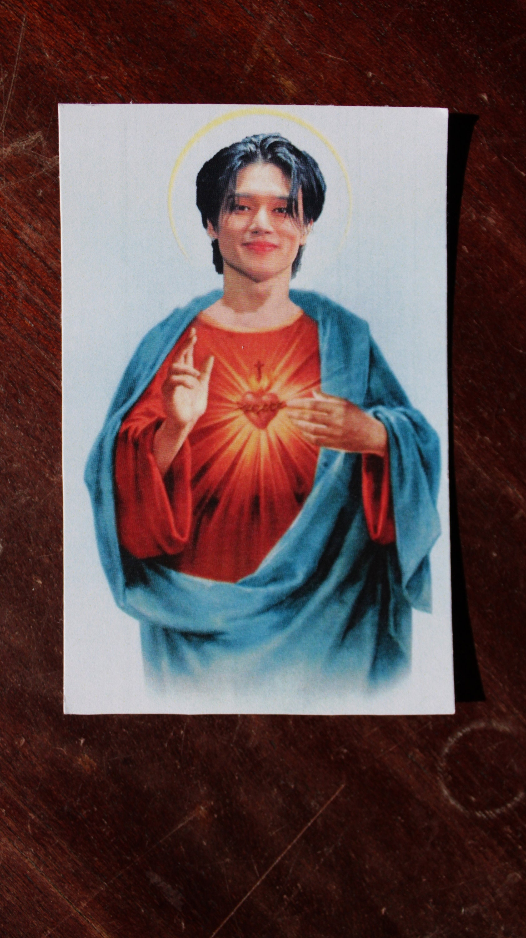 Jesus Estampita Ateez Hongjoong Photocard, Seonghwa Photocard, Yunho ...