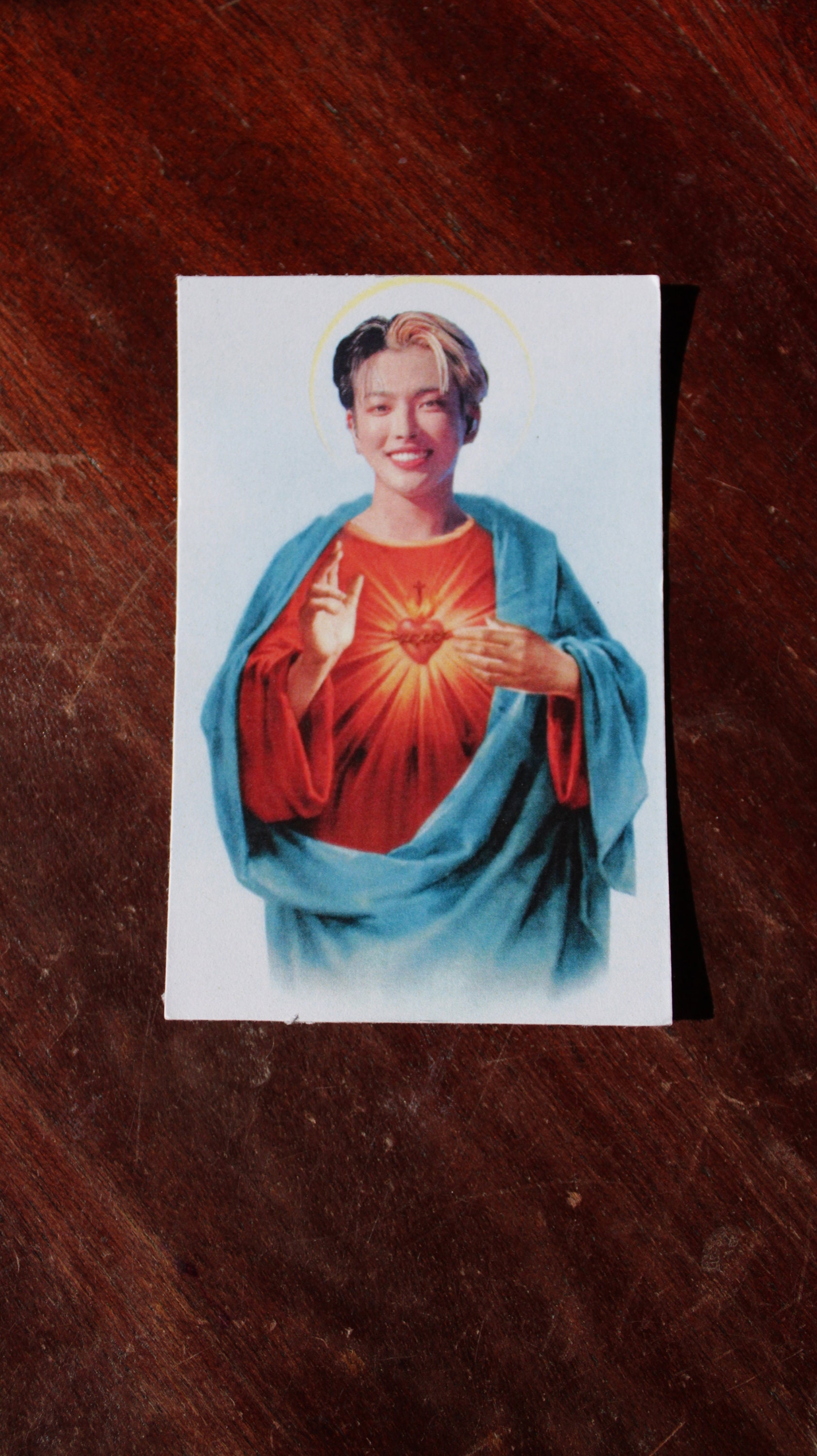 Jesus Estampita Ateez Hongjoong Photocard, Seonghwa Photocard, Yunho ...