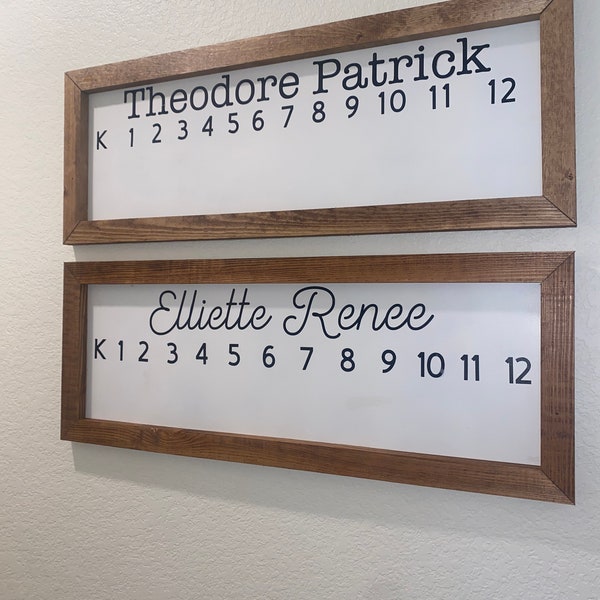 School Wood Sign - Etsy