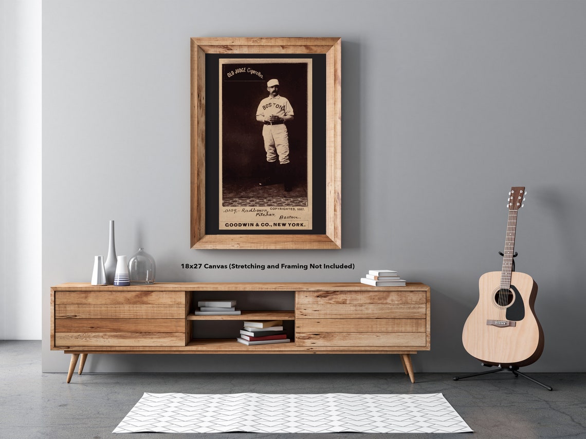 Old Hoss Radbourn 1887-1890 Old Judge Card Poster / Postcard / Canvas ...