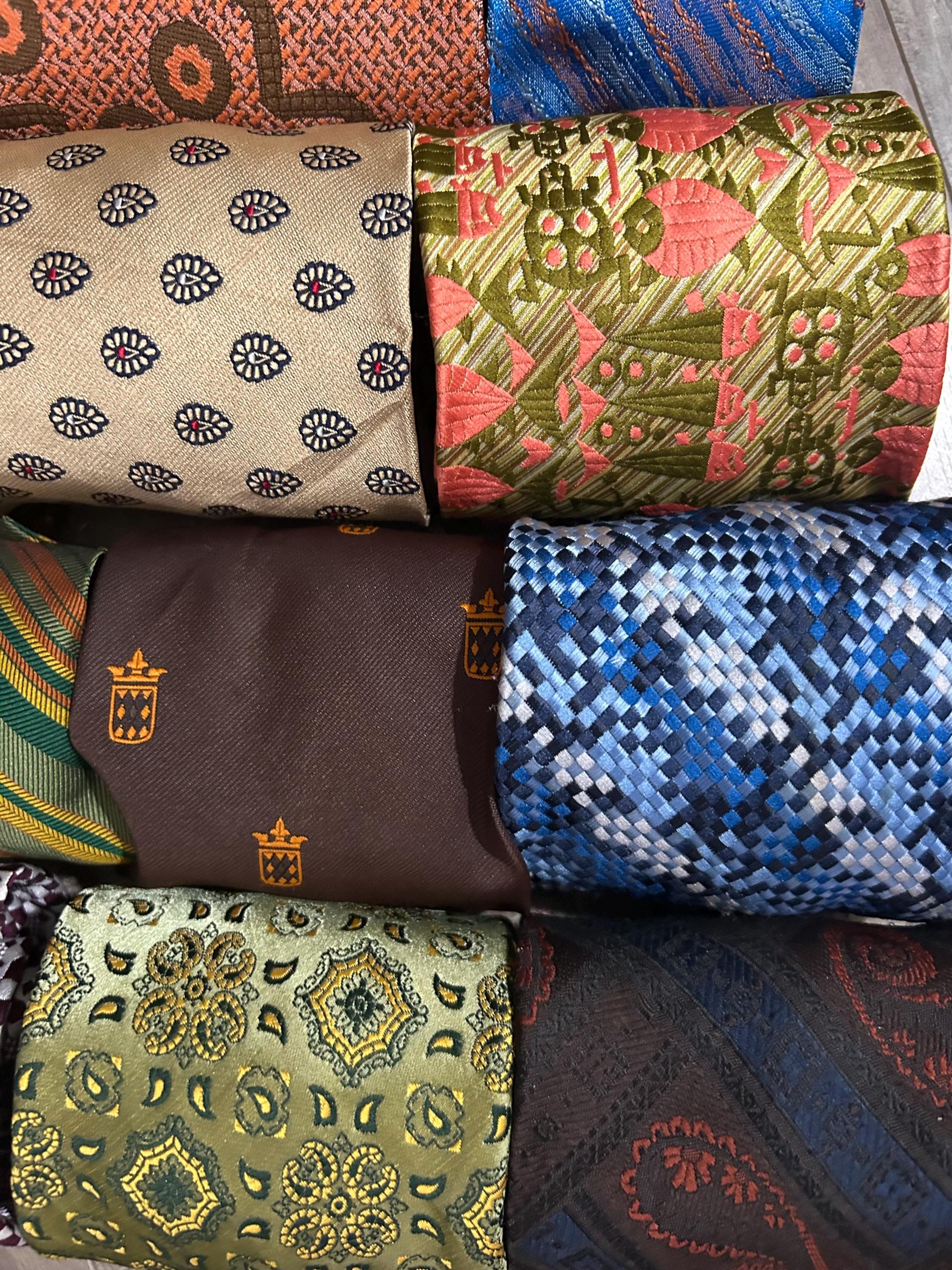 Lot 125 Pc Necktie Mix Multicolor Silk, Cotton, Polyester Ties for ...