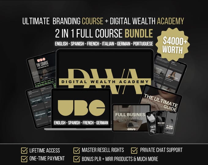 The Ultimate DWA Remastered Full Course With MRR/PLR and 100% Profits ...