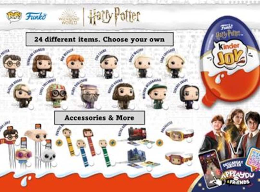 HARRY POTTER Funko Kinder Egg Joy Figures Hagrid Moody Hermione ...