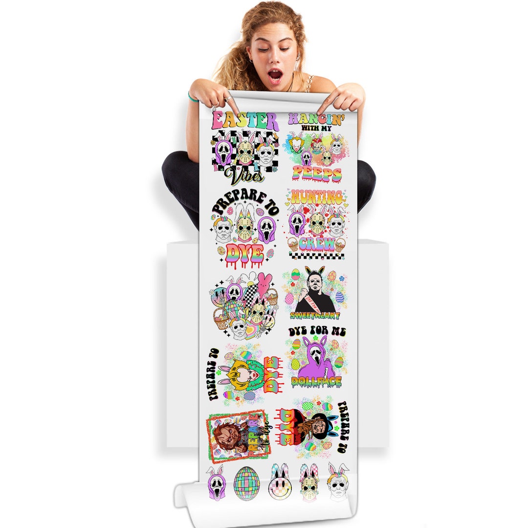 Easter Slasher Horror Movie Vibes DTF Transfer - Direct-to-film Gang ...