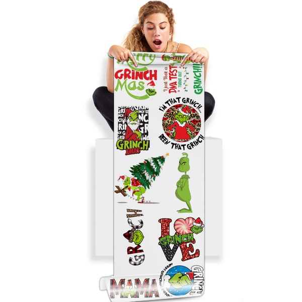 Grinch Dtf Gang Sheet - Etsy