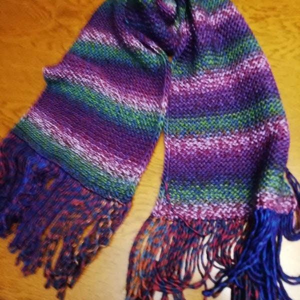 Handmade Knit Scarf - Etsy