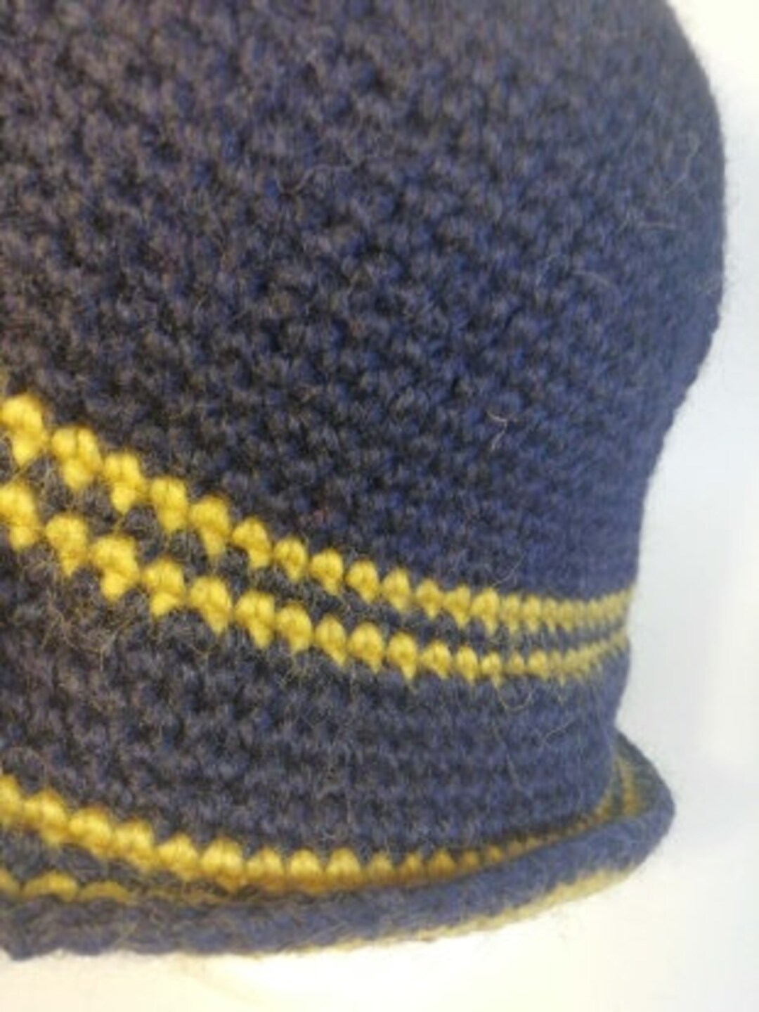 Felted Crochet Hat , Knitting Hat, Crochet Hat , Black Hat, Handmade ...