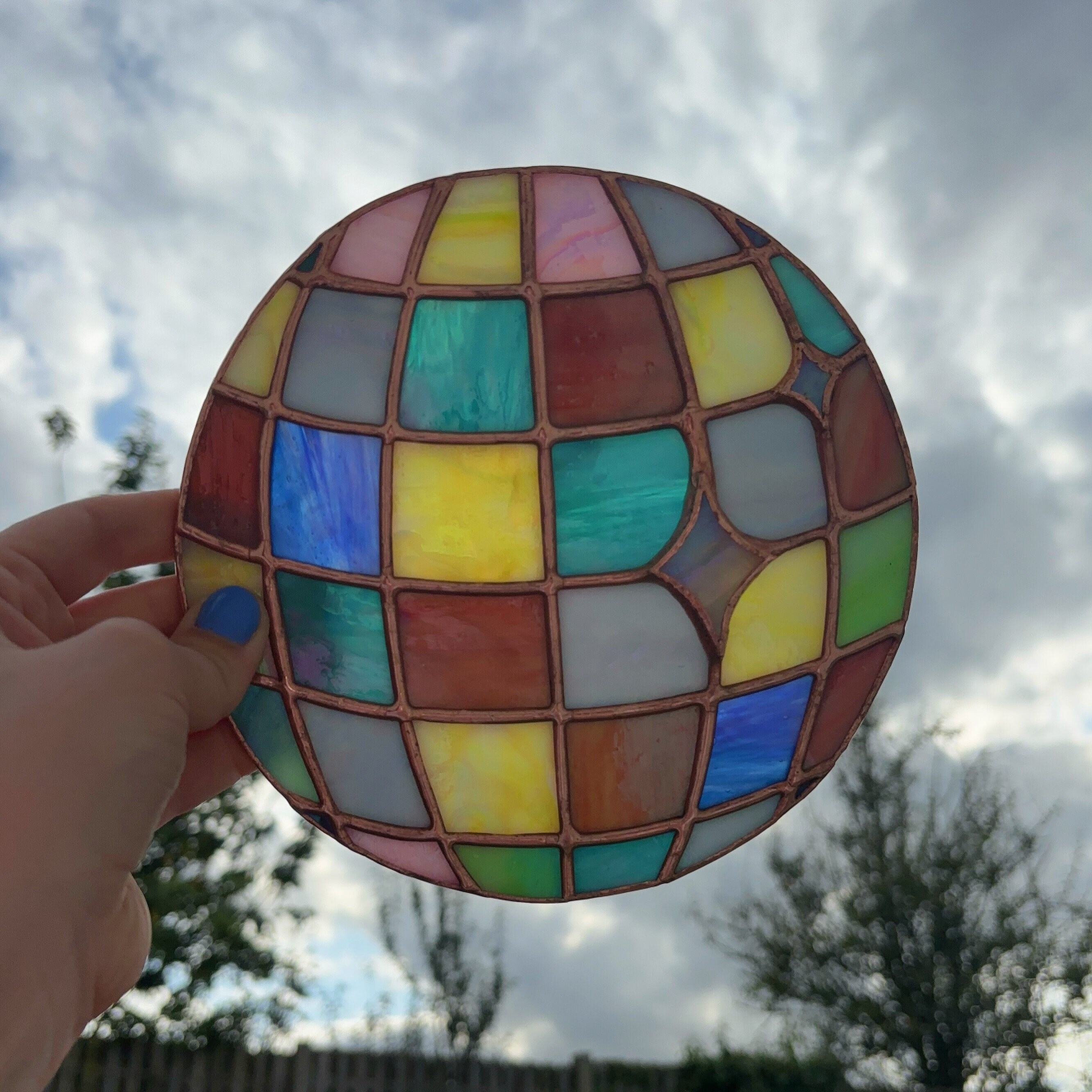 Stained Glass Disco Ball Pattern - Etsy