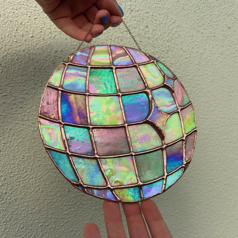 Stained Glass Disco Ball Pattern - Etsy