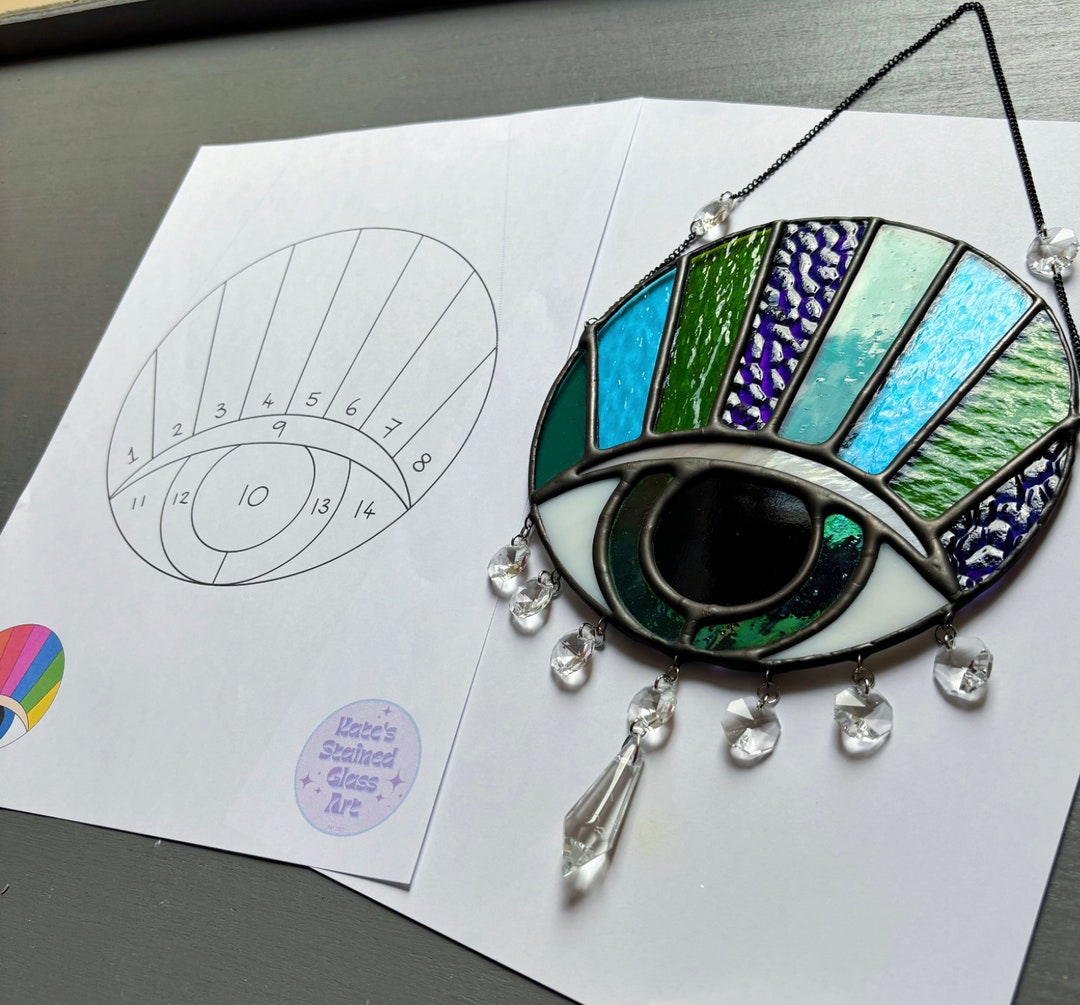 Stained Glass Eye Pattern - Etsy