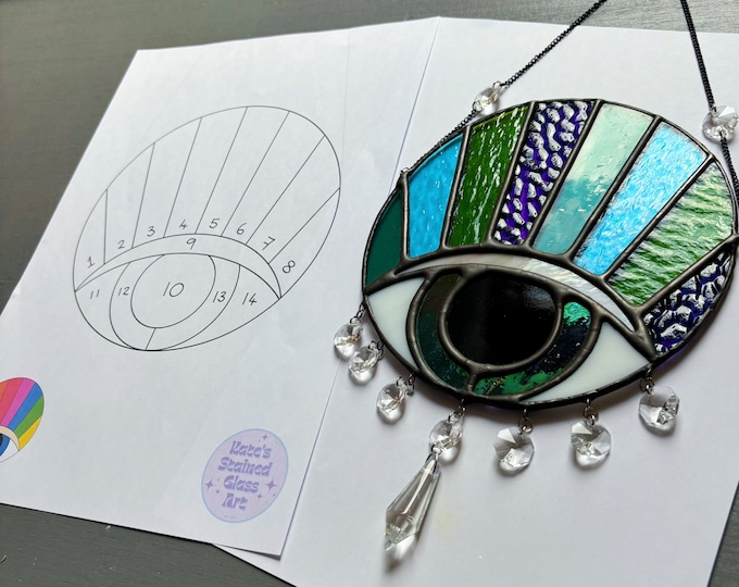 Stained Glass Eye Pattern - Etsy