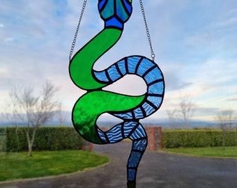 Stained Glass Snake - Etsy