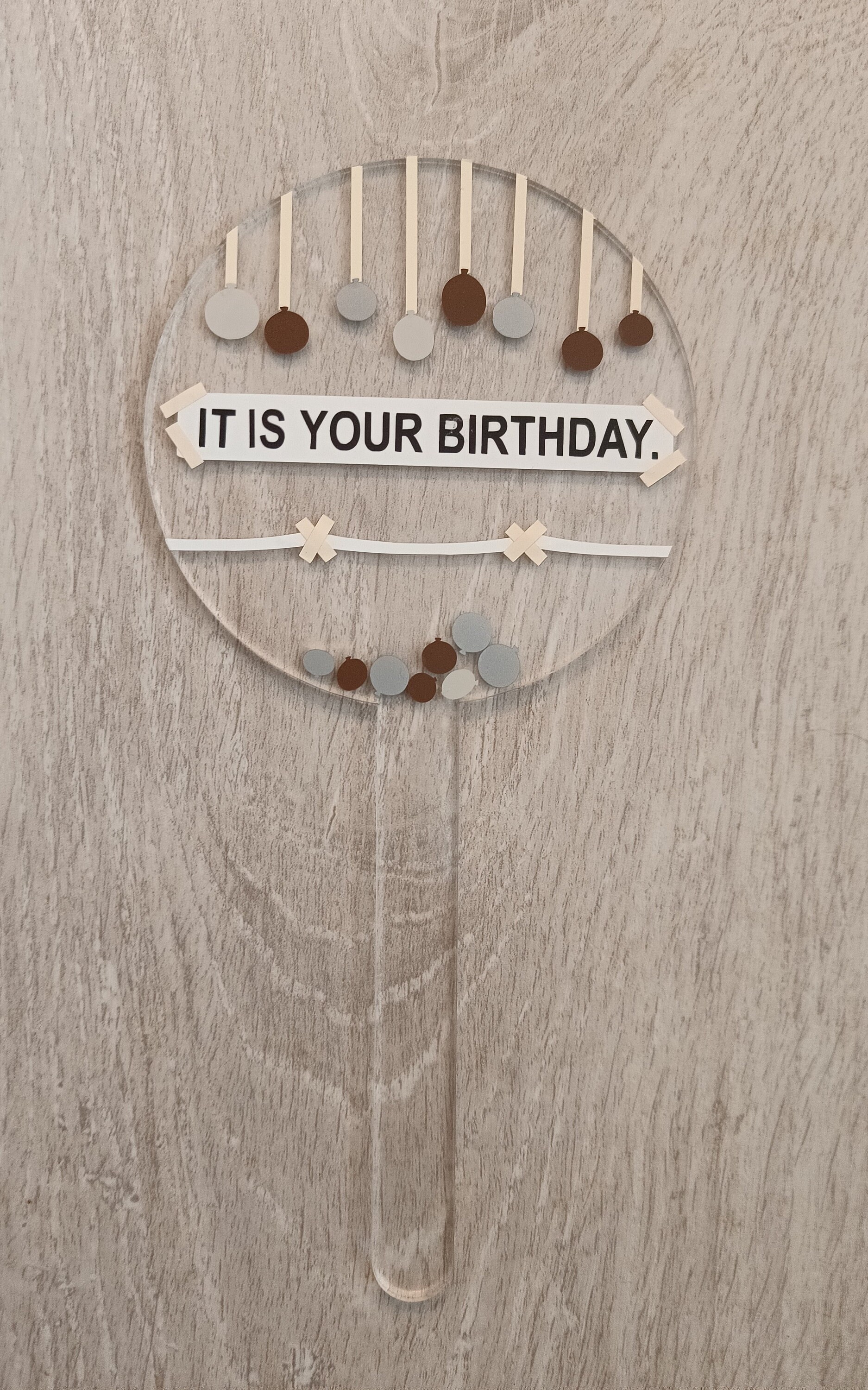 The Office It is Your Birthday Cake Topper Acrylic Cake | Etsy UK