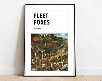 Fleet Foxes Band Poster - Etsy