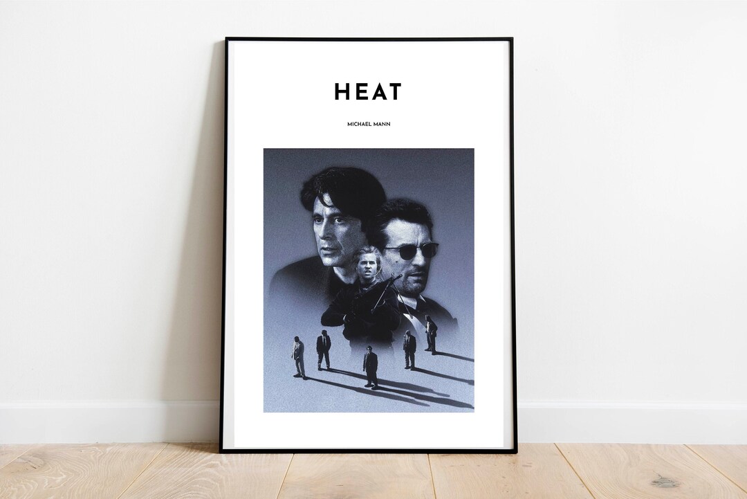 Heat Inspired Art Print | Heat Movie Poster | Michael Mann Poster - Etsy