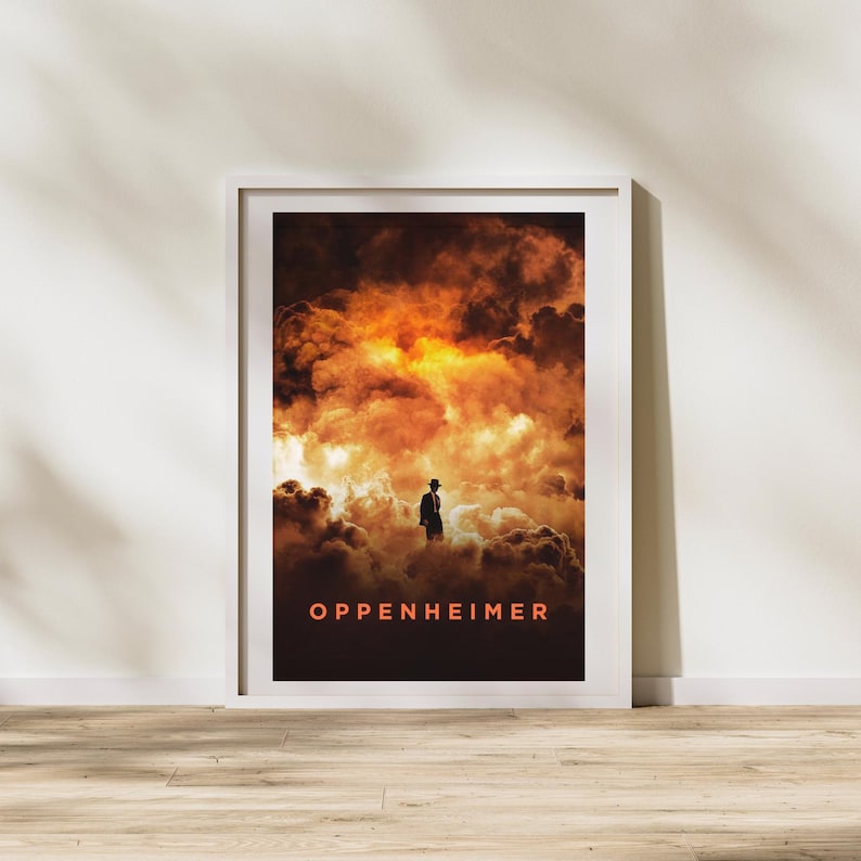 Oppenheimer Inspired Digital Art Print | Oppenheimer Printable Movie ...
