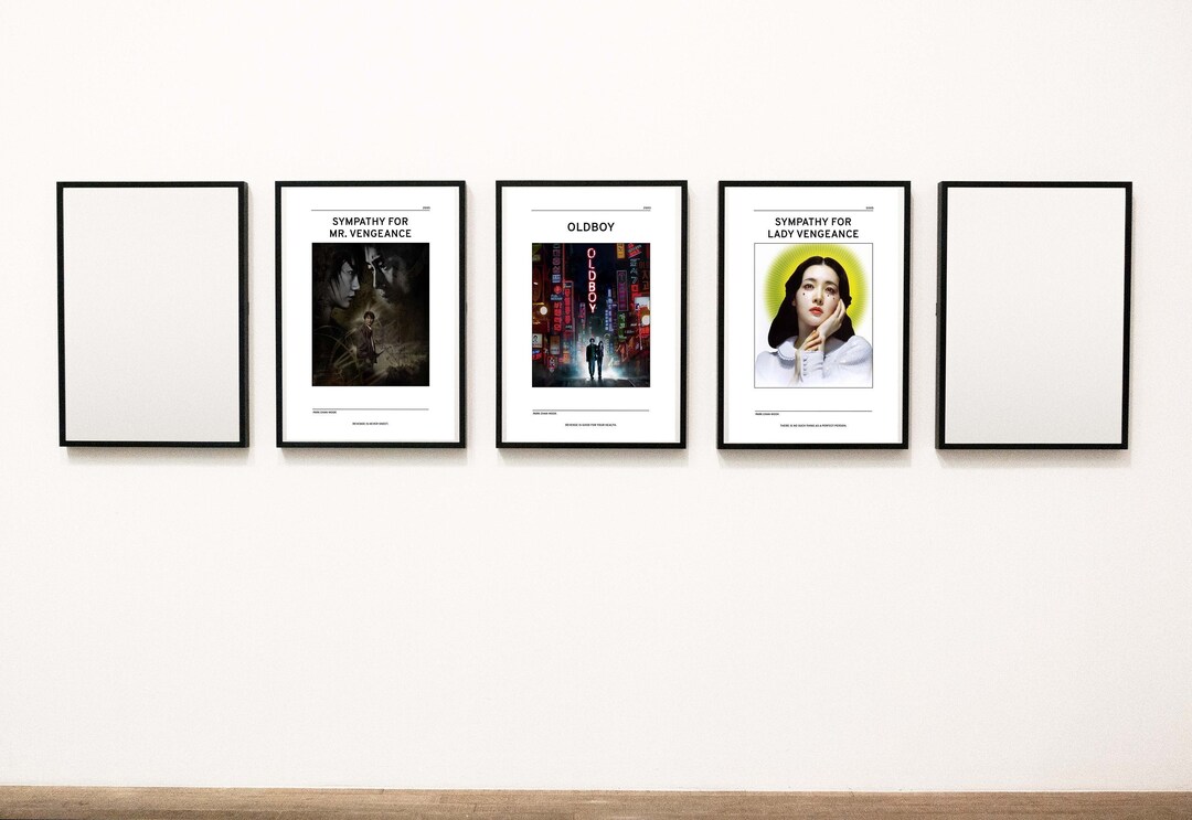 Vengeance Trilogy Inspired Poster Set | Vengeance Trilogy Poster Set ...