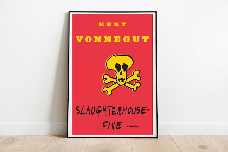 Kurt Vonnegut Poster Set | Vonnegut Art Print | Slaughter-house Five ...
