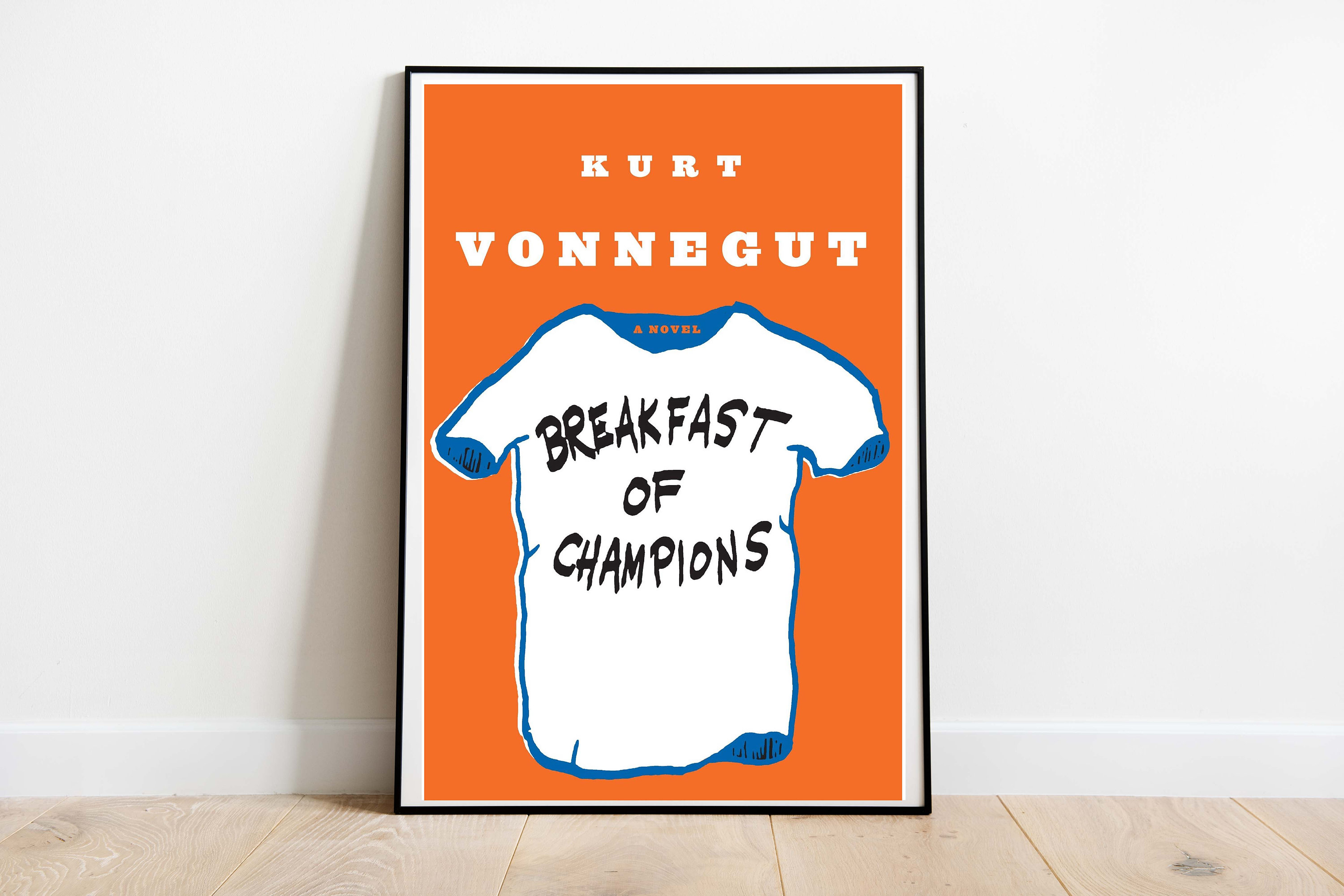 Kurt Vonnegut Poster Set | Vonnegut Art Print | Slaughter-house Five ...