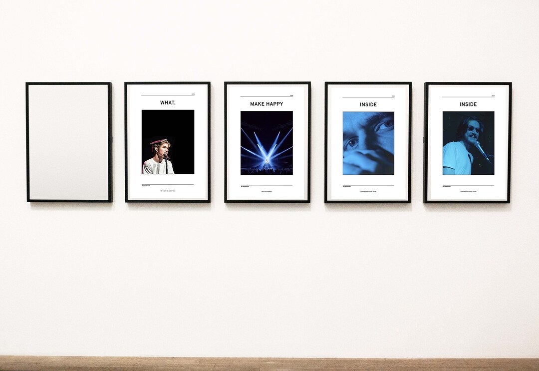 Bo Burnham Poster Set (SET OF 3) | Bo Burnham Art Print | Make Happy ...