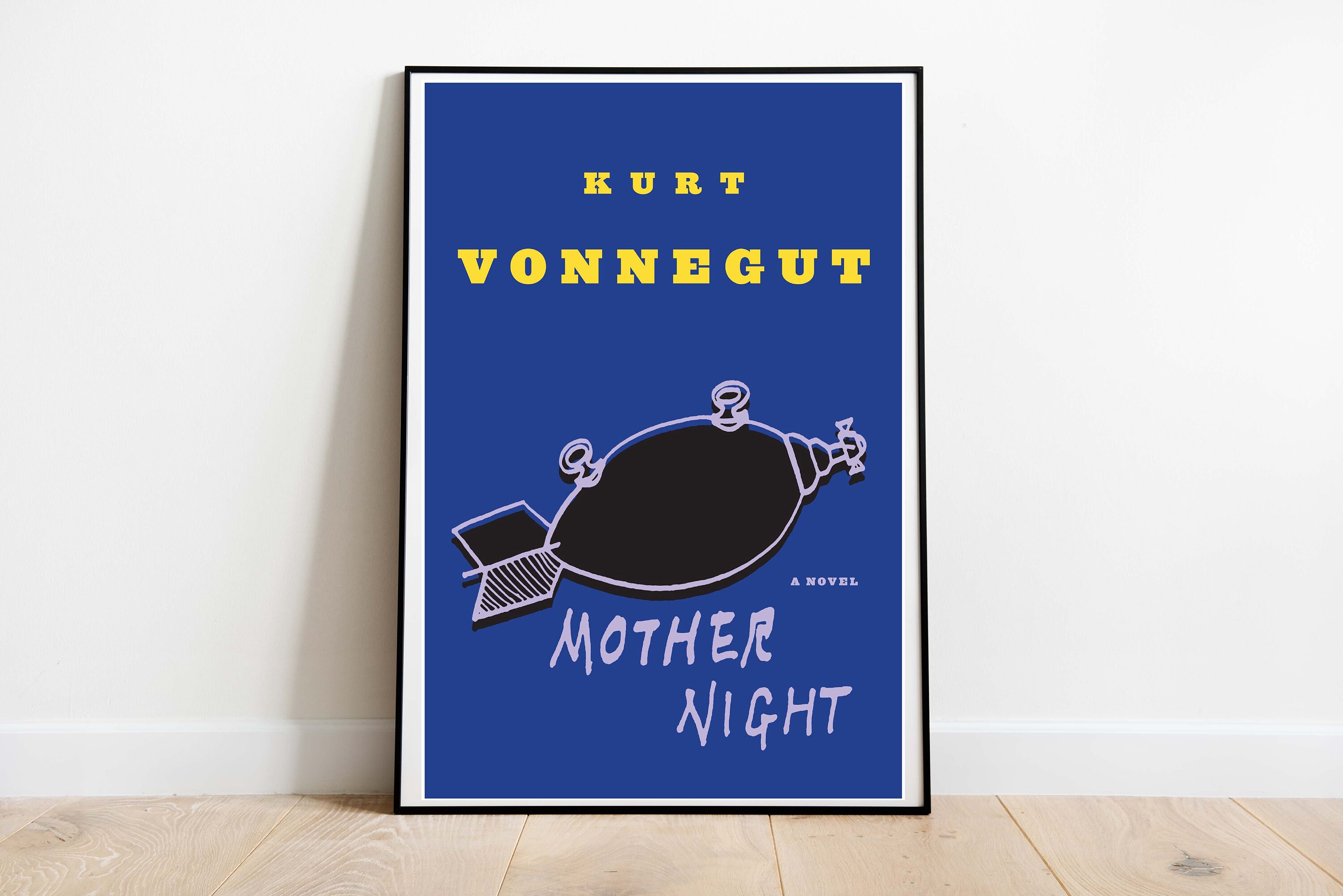 Kurt Vonnegut Digital Poster Set | Vonnegut Art Print | Slaughter-house ...