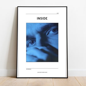 Bo Burnham Poster Set (SET OF 4) | Bo Burnham Art Print | Make Happy | Inside | Burnham | What ...