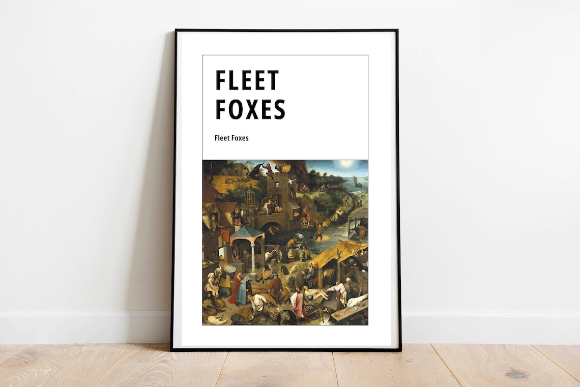 Fleet Foxes - Debut Album Art Print | Fleet Foxes Album Poster - Etsy