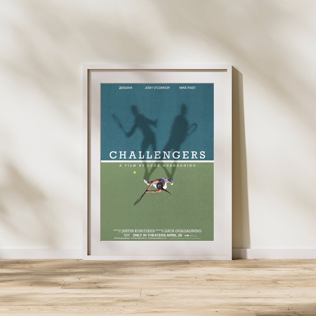 Challengers Inspired Digital Art Print Luca Guadagnino Printable Poster ...
