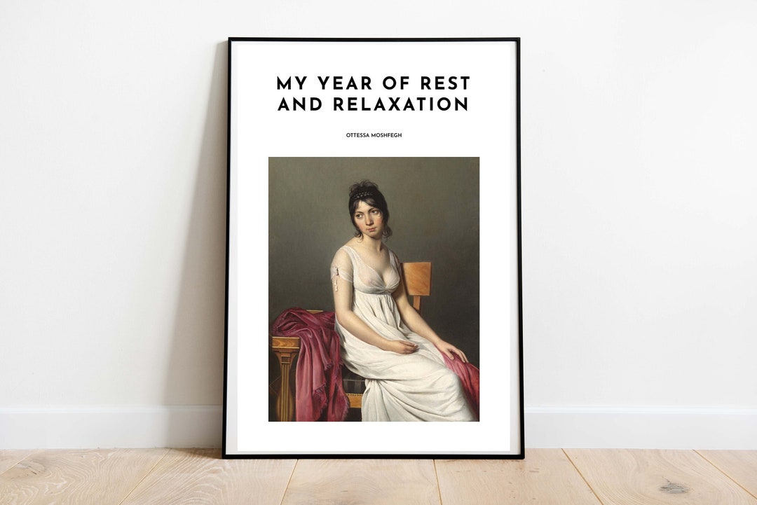 My Year of Rest and Relaxation Print | Ottessa Moshfegh Art Print ...